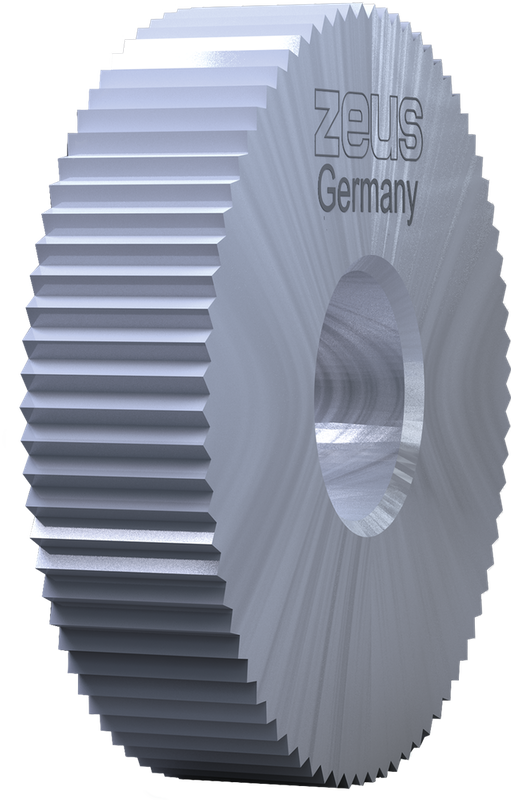 Zeus Knurling wheel No. 11 AA 15 x 4 x 4 G7 p=0,5 PM a=90° with chamfer ...