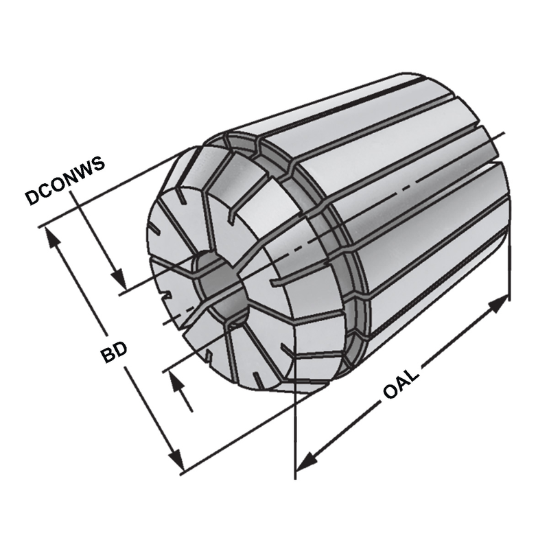 Spannzangen ER16 ; 426E ; Ø 5-4 | Dieter Schätzle GmbH & Co. KG