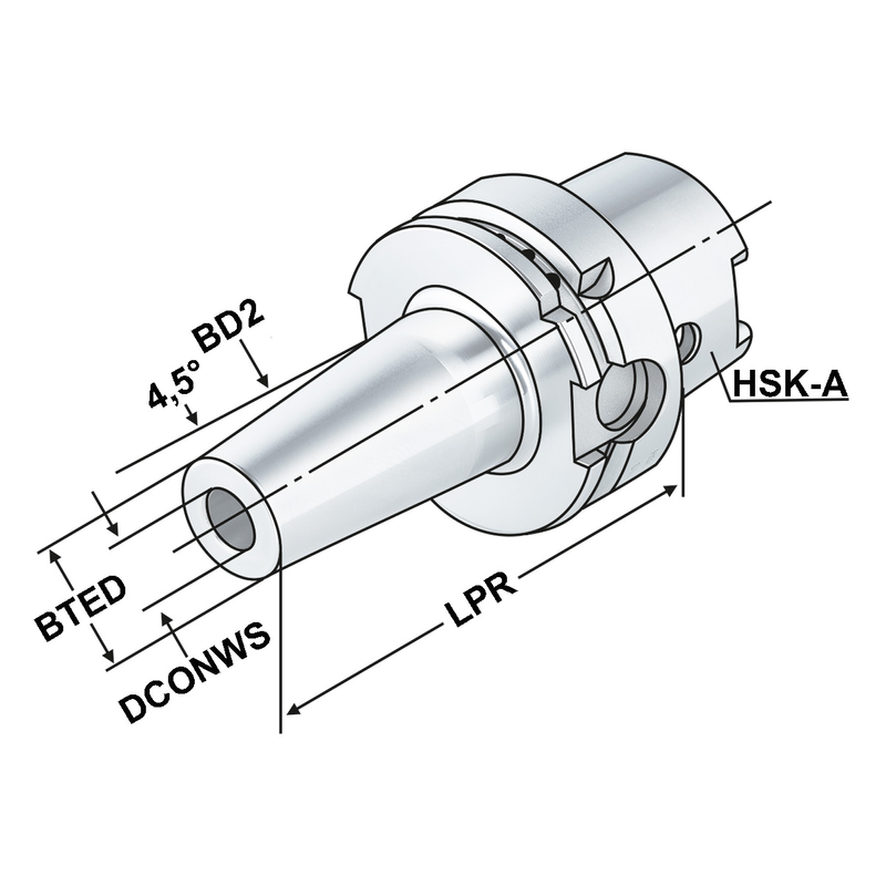 Schrumpffutter HSK 63-20-160 DIN 69893-A | Dieter Schätzle GmbH & Co. KG