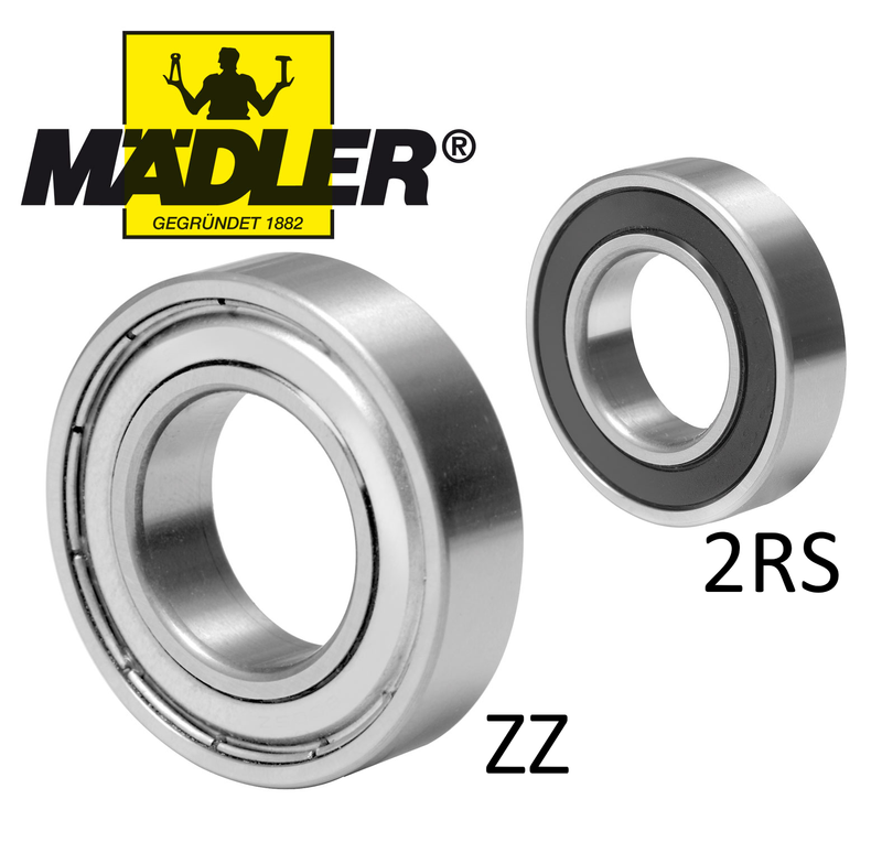 MÄDLER Rillenkugellager einreihig Innen-Ø 5mm Außen-Ø 16mm Breite 5mm ...