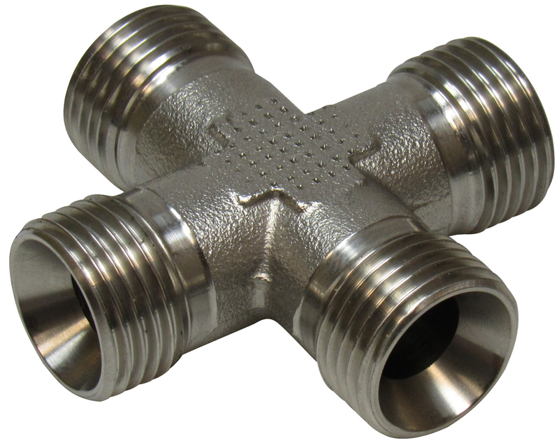 K-R 1 1/2\" cross union stainless steel | eShop by Schmitter Hydraulik GmbH